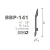 BBP-141 listwa przypodłogowa 14,5 cm - DUNIN