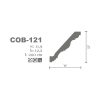 COB-121 listwa sufitowa 12,2 cm - DUNIN