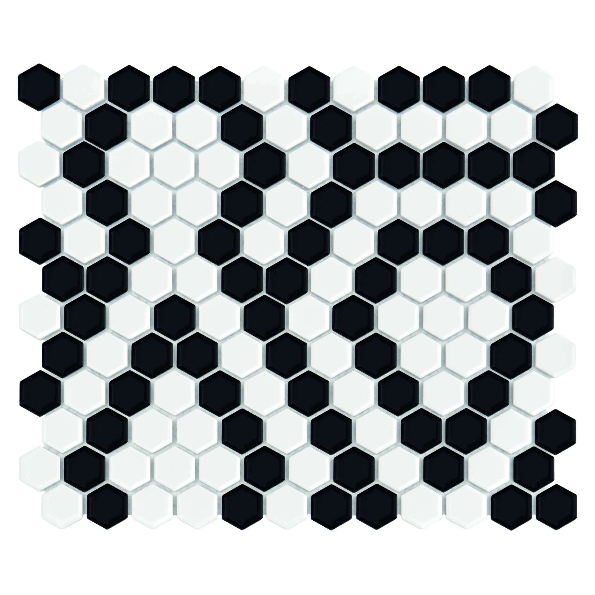Mini Hexagon White matt - DUNIN